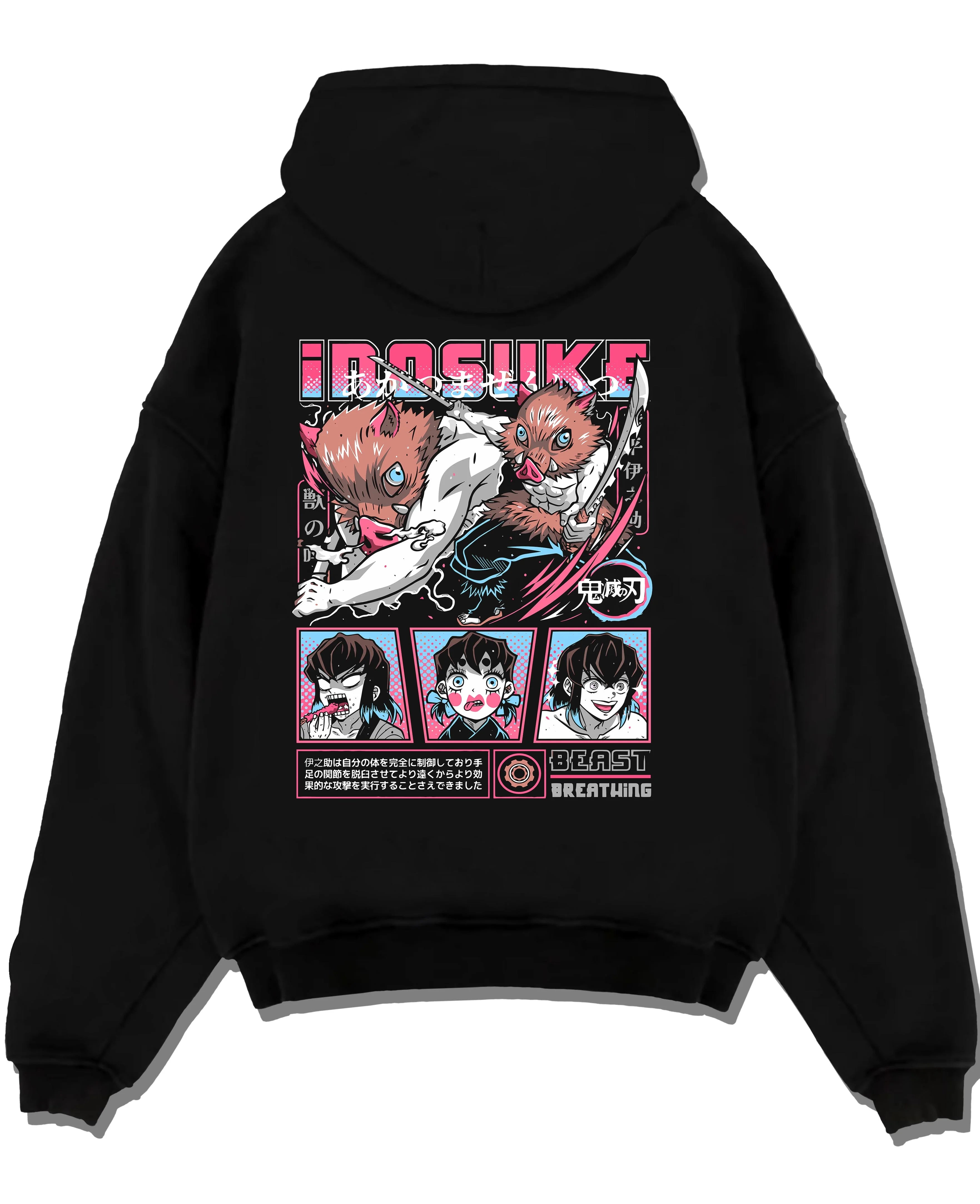 Inosuke Hashibira Demon Slayer Hoodie Wild Fighter
