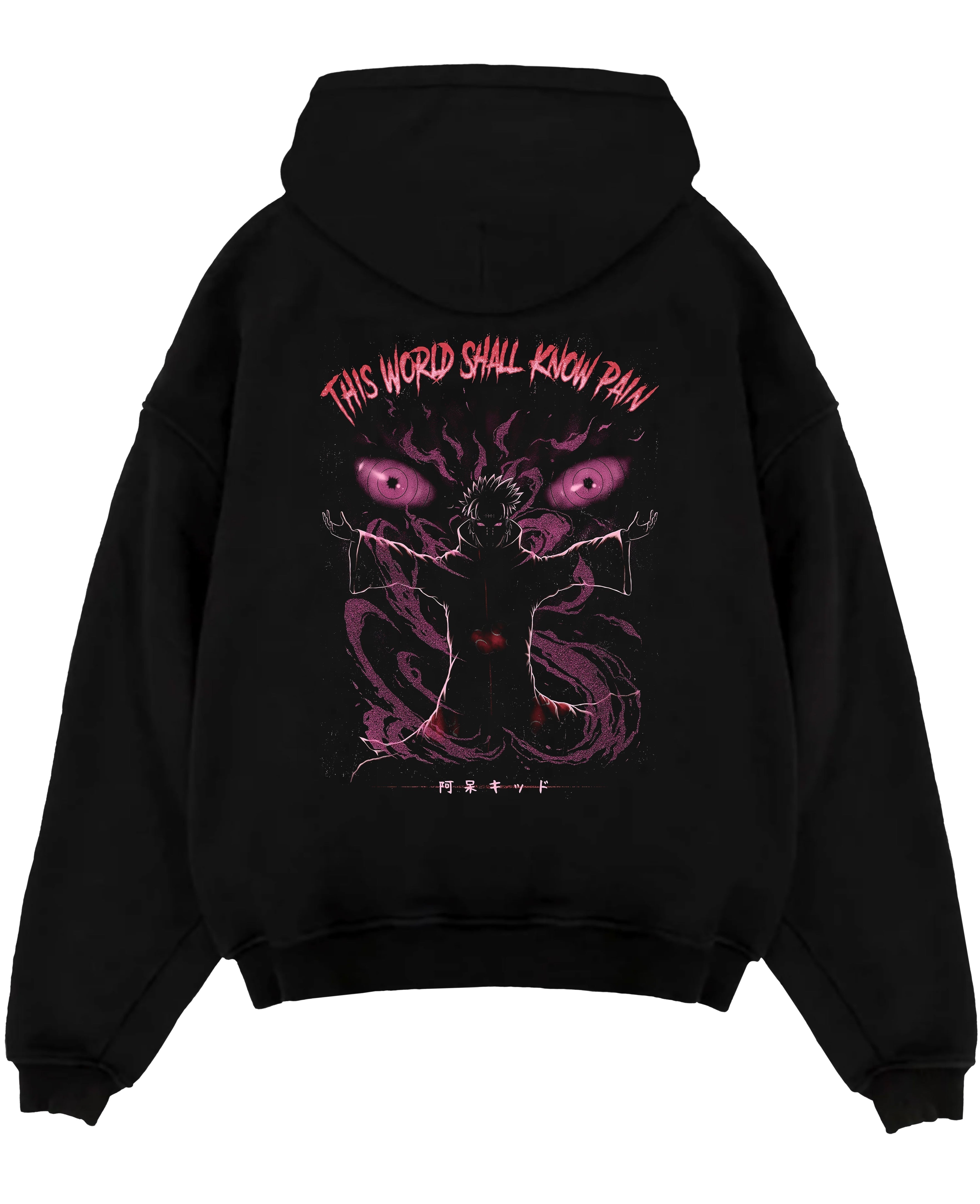 Pain Naruto Shippuden Six Paths Rinnegan Akatsuki Hoodie