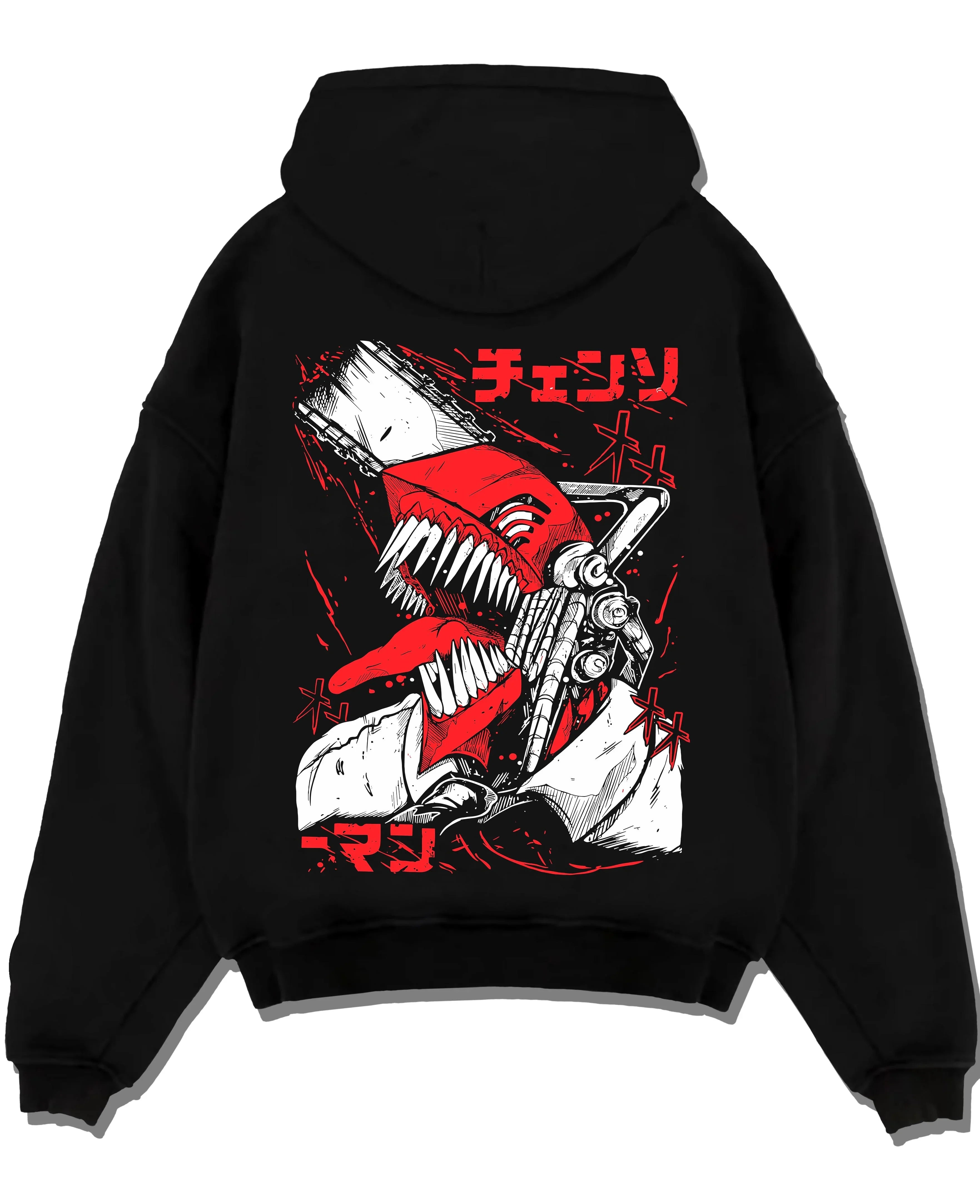 Chainsaw Man Hoodie Denji Devil Hunter Red Panel